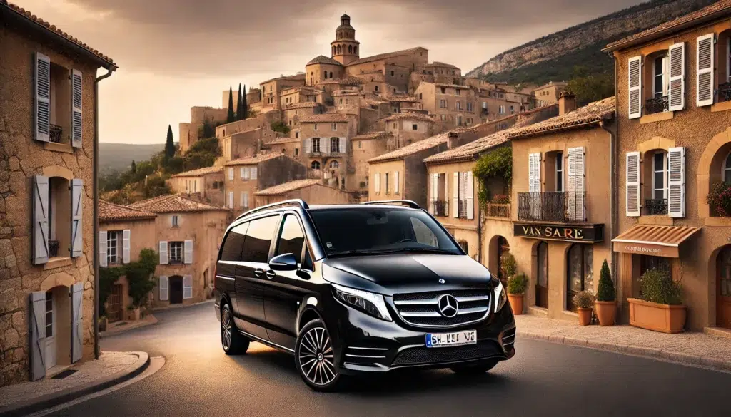 Location Van avec chauffeur dans le Var et en Provence.